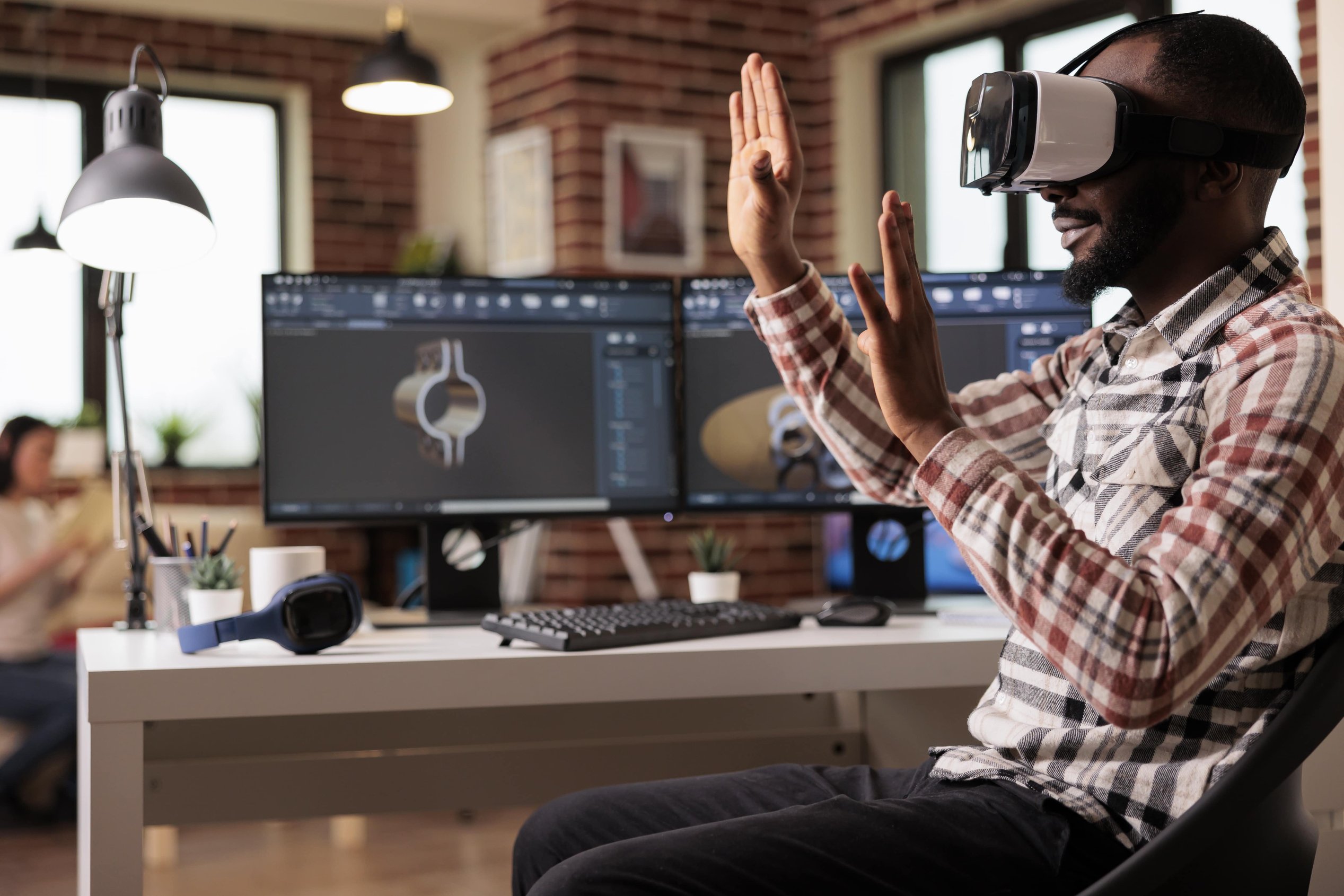 How does a 3D model become a virtual prototype on a VR system?